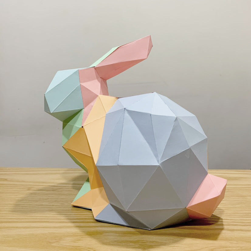 Conejo DIY / Papercraft Kit / Rompecabezas 3D – Zutopía DIY