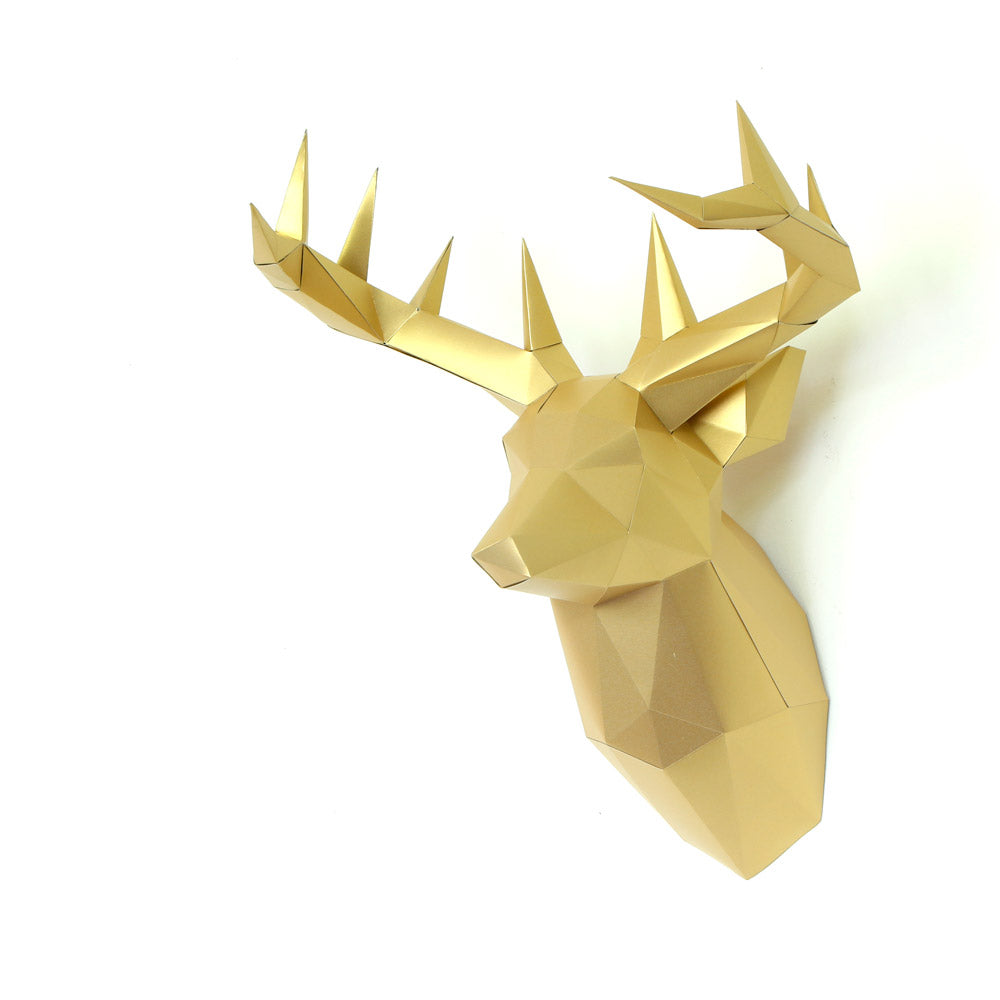 Venado / Papercraft Kit / Rompecabezas 3D - Colores Metalizados ...
