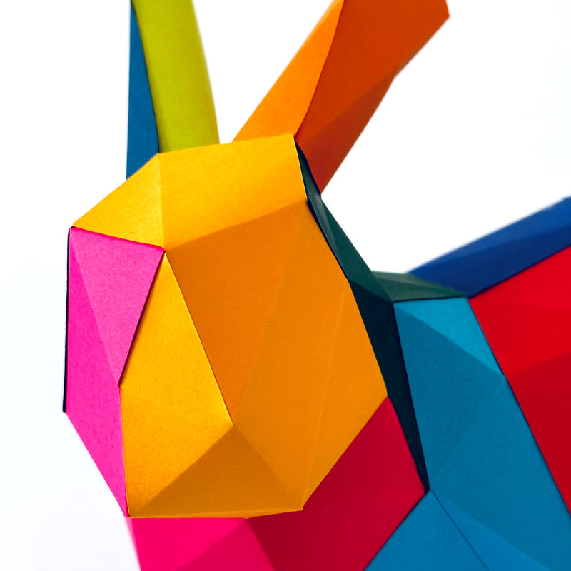 Conejo DIY/ Papercraft Kit / Rompecabezas 3D - Mix – Zutopía DIY